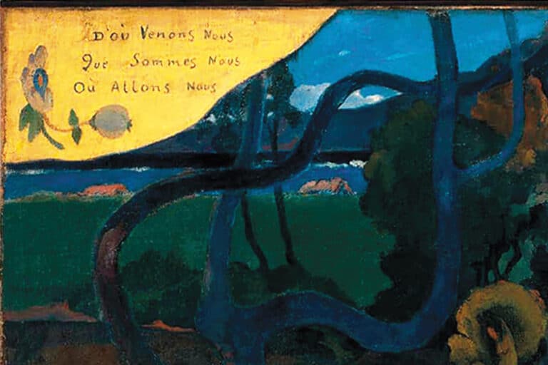 D’où venons-nous ? Que sommes-nous ? Où allons-nous